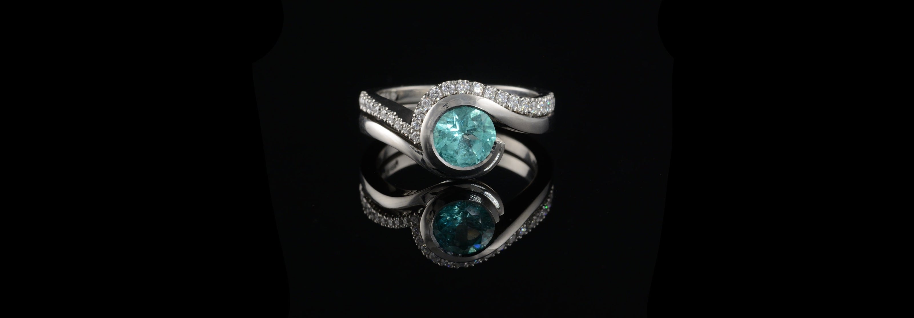 A 'Wave' Engagement Ring Inspired by the Ocean